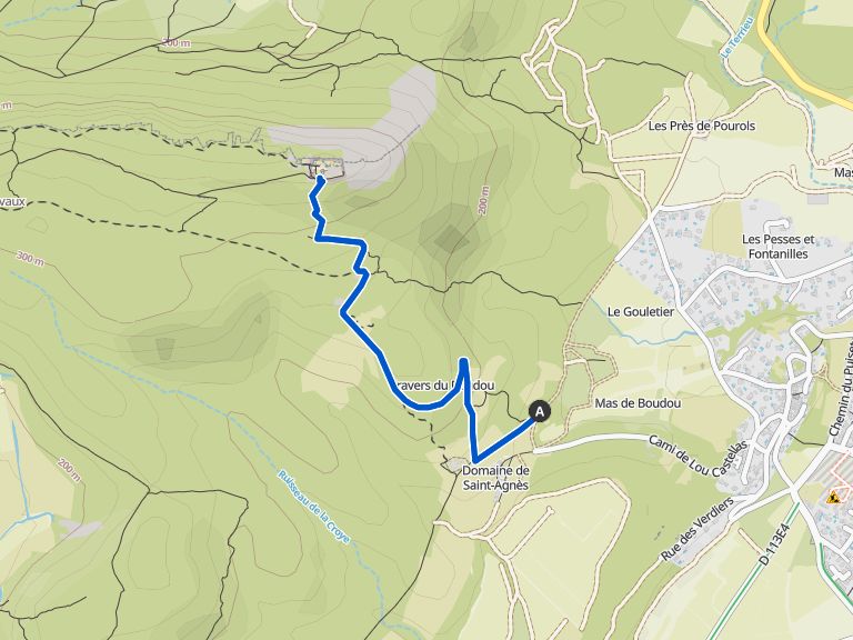 Château de Montferrand - parcours de randonnée depuis le Domaine de ...